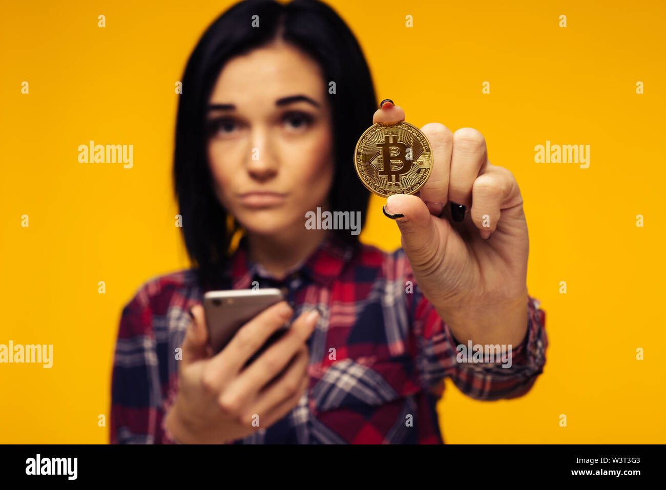 Bitcoin girl hi-res stock photography and images - Alamy