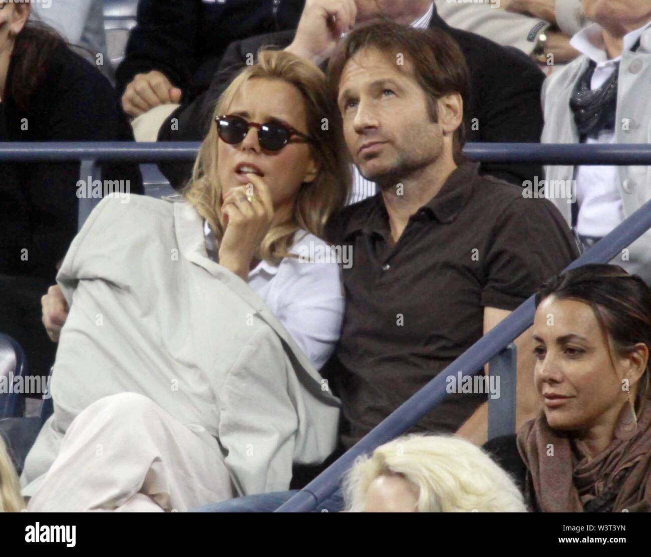 David Duchovny Tea Leoni U.S. Open 2010 Photo By John Barrett ...