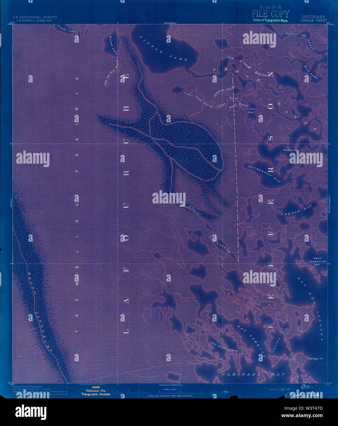 Creole louisiana map hi-res stock photography and images - Alamy