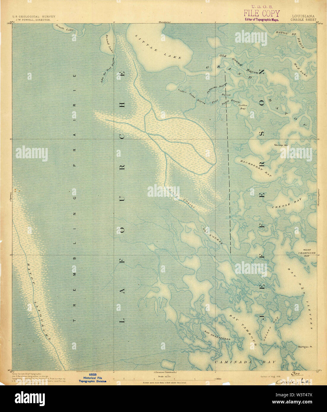 Creole louisiana map hi-res stock photography and images - Alamy