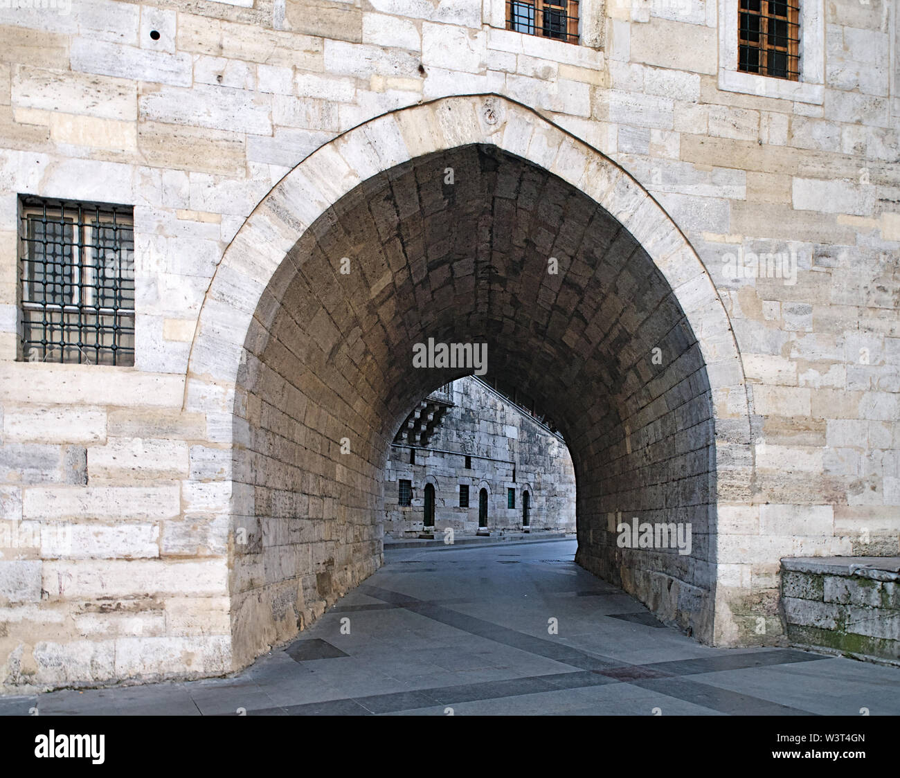 Ancient outdoor stone passageway, Istanbul, Turkey Stock Photo - Alamy