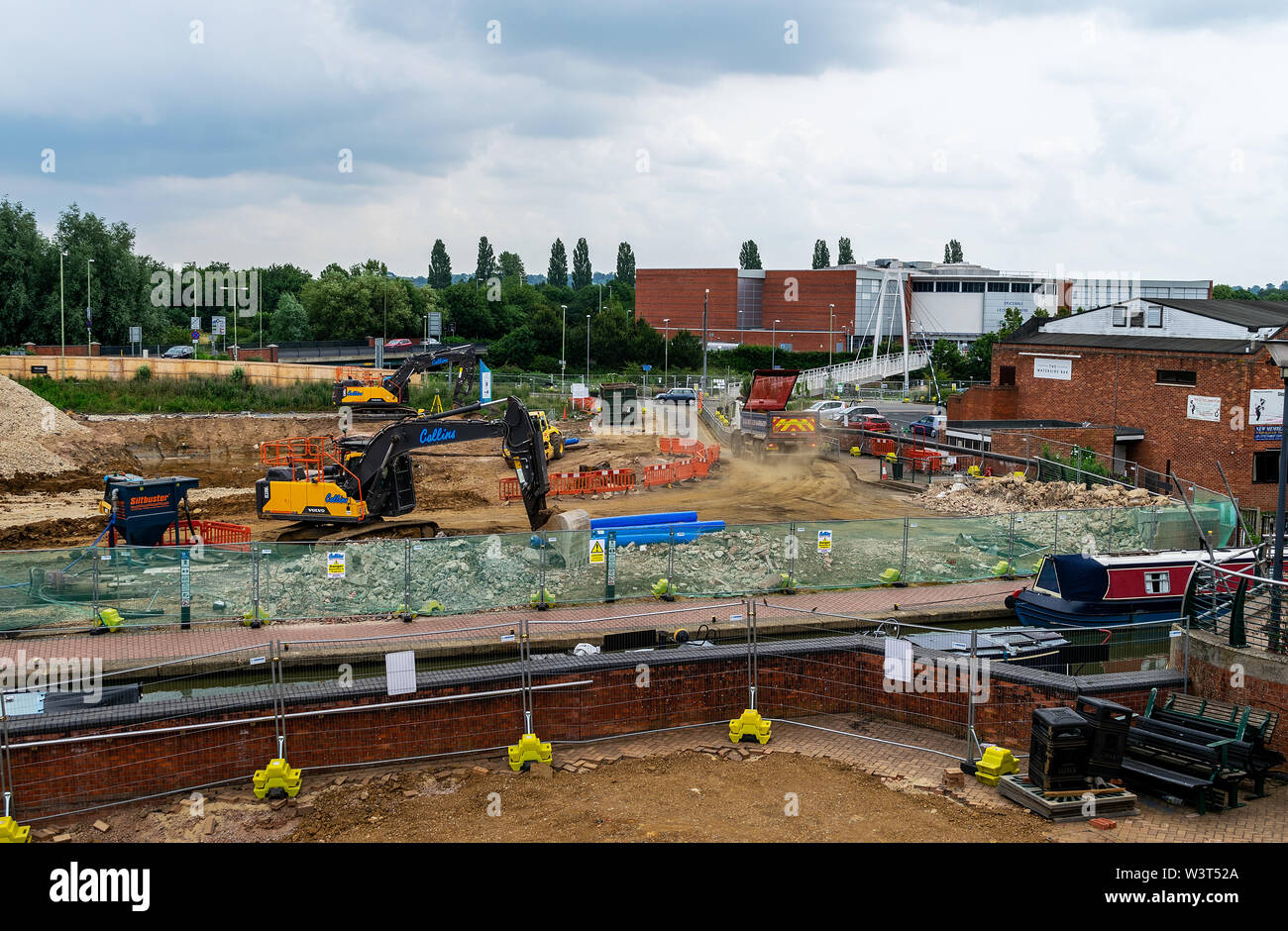 A View of the new extension to Castle Quay as its being constructed. 17 ...