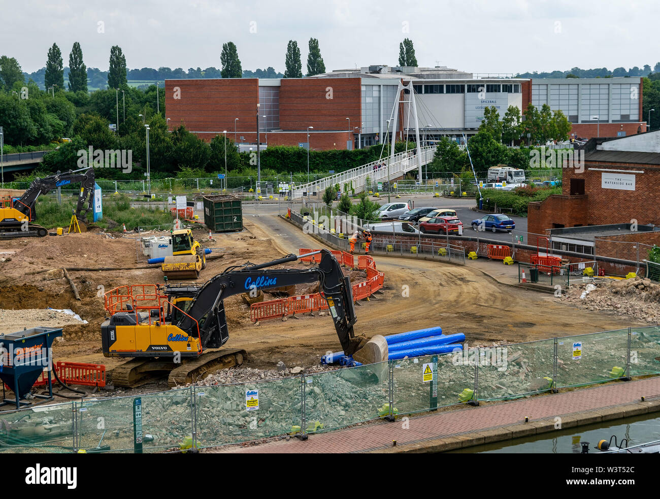 A View of the new extension to Castle Quay as its being constructed. 17 ...