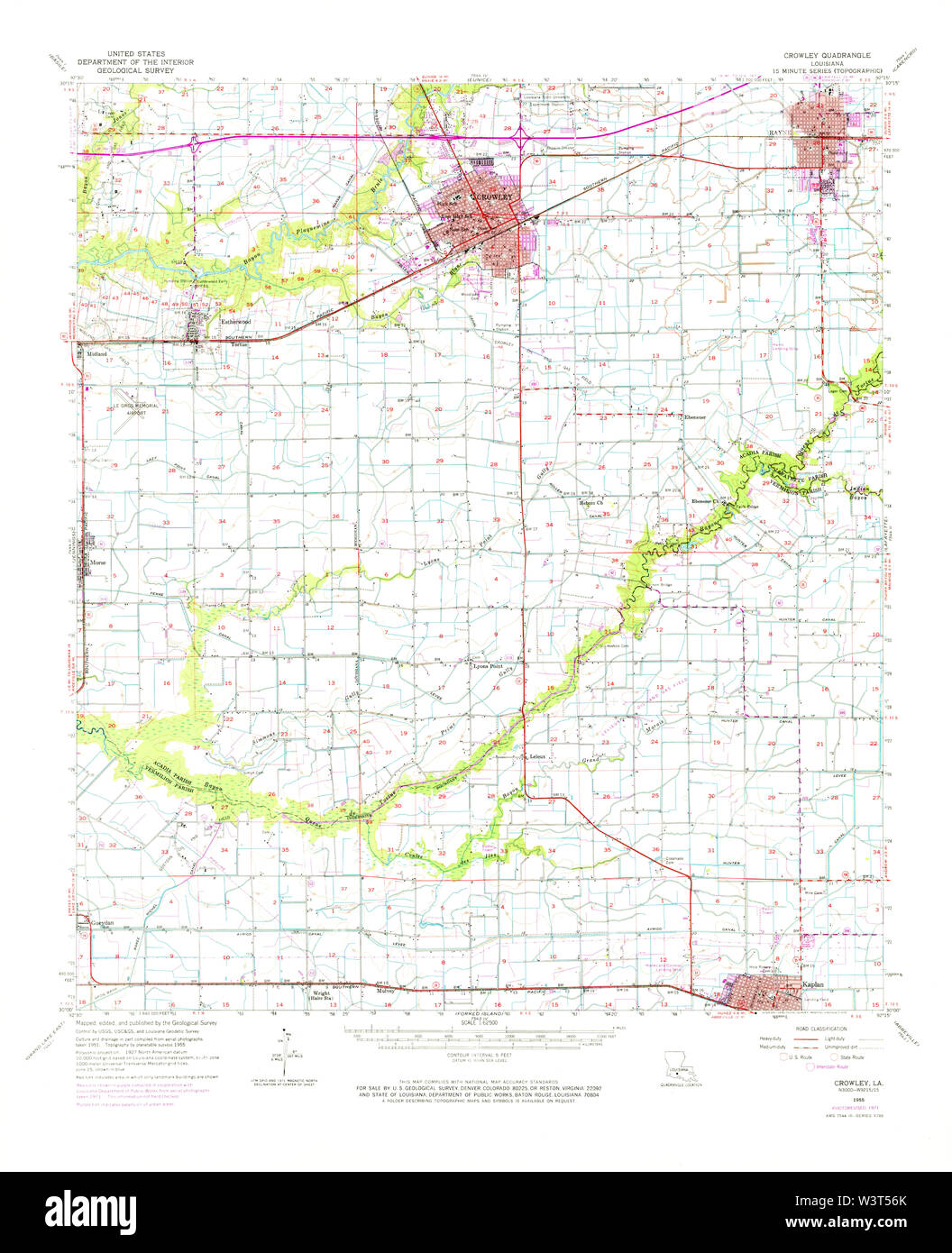 Crowley map Cut Out Stock Images & Pictures - Alamy