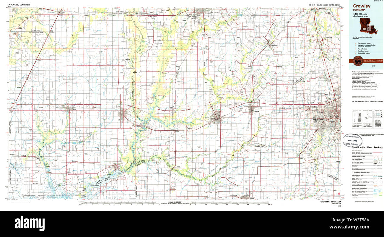 Crowley map Cut Out Stock Images & Pictures - Alamy