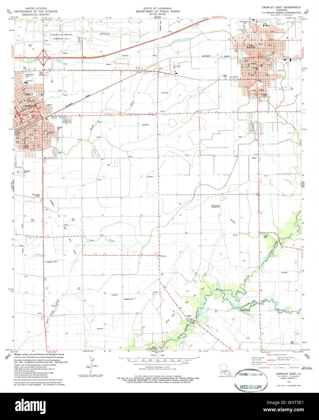Crowley map Cut Out Stock Images & Pictures - Alamy