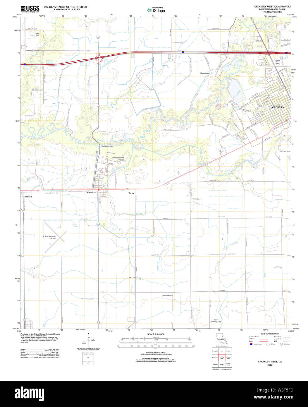 Crowley map Cut Out Stock Images & Pictures - Alamy