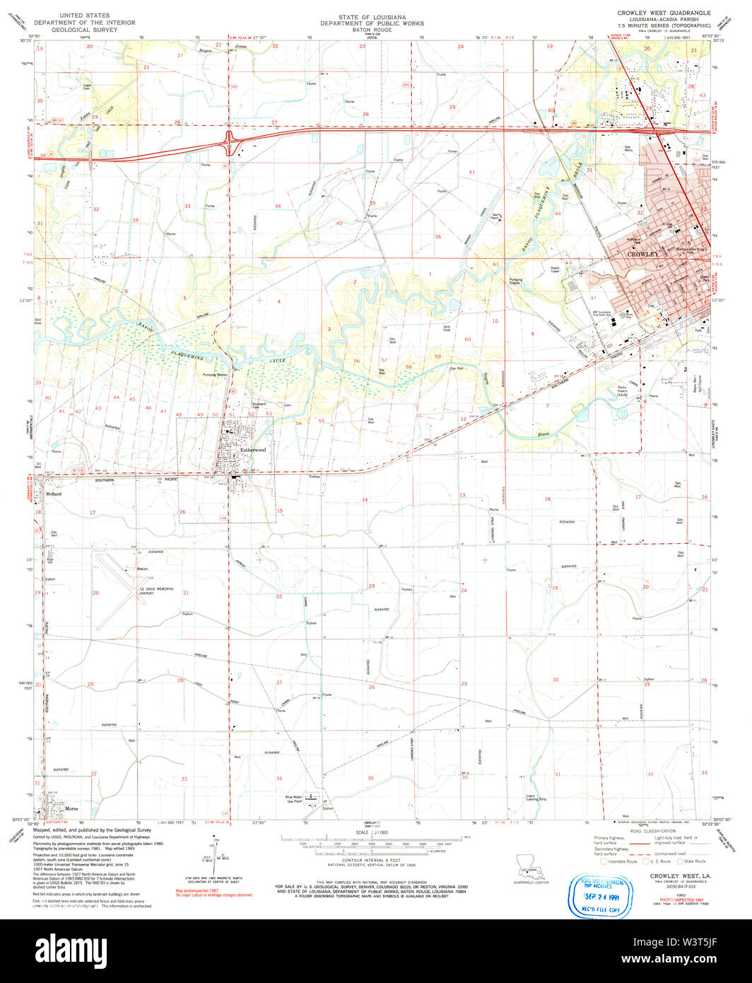 Crowley map Cut Out Stock Images & Pictures - Alamy