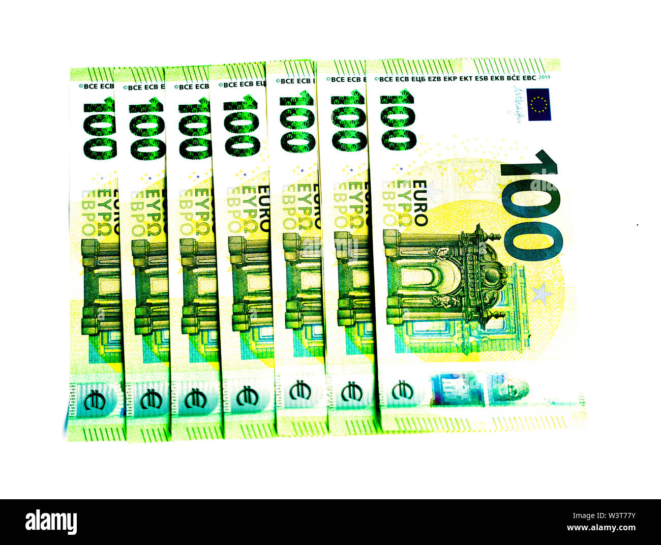 New 100 euro banknotes. Perfect good luck pictures, images and photos ...