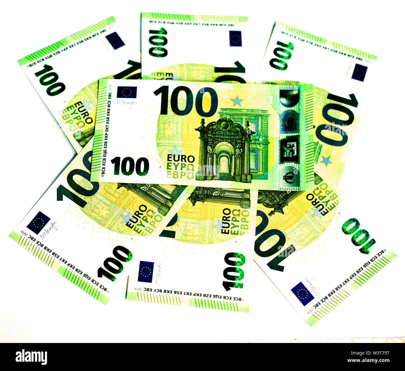 New 100 euro banknotes. Perfect good luck pictures, images and photos ...