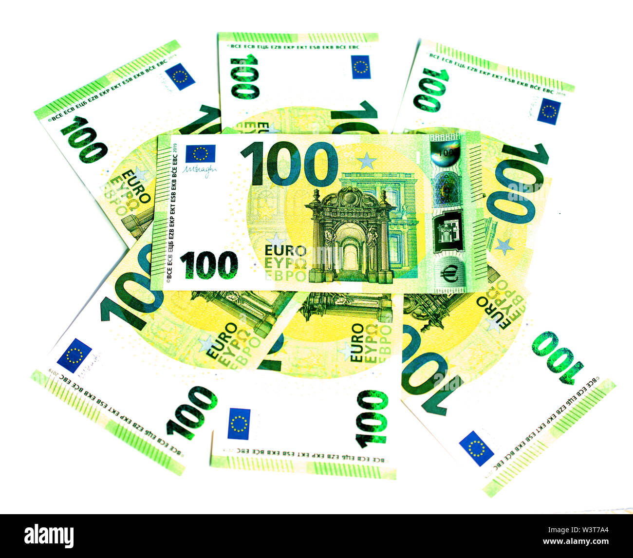New 100 euro banknotes. Perfect good luck pictures, images and photos ...