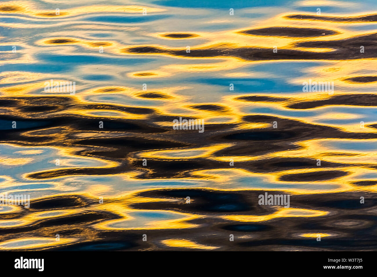 abstract reflection in water ripples Stock Photo - Alamy
