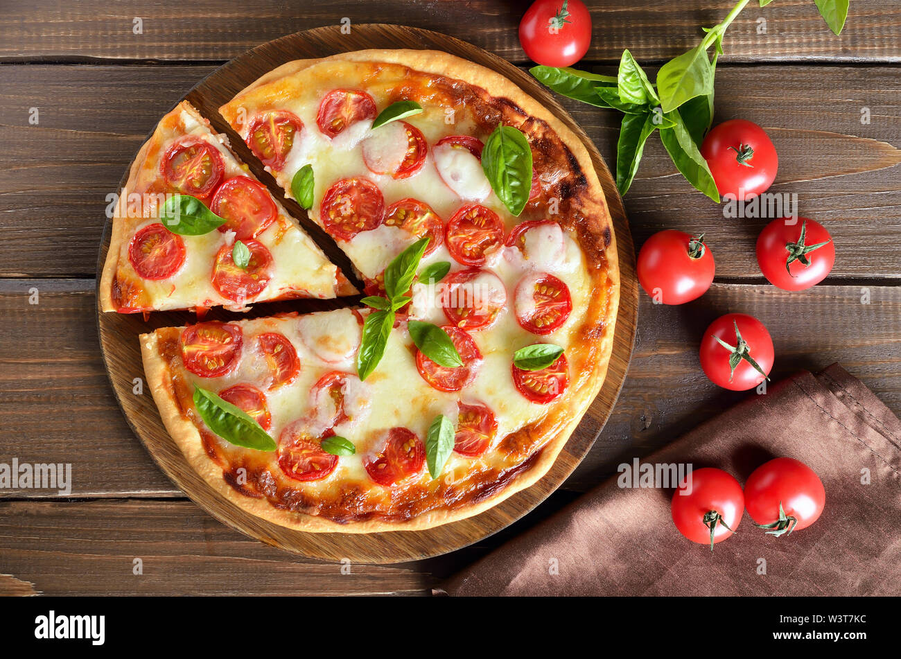 Top view mozzarella hi-res stock photography and images - Alamy