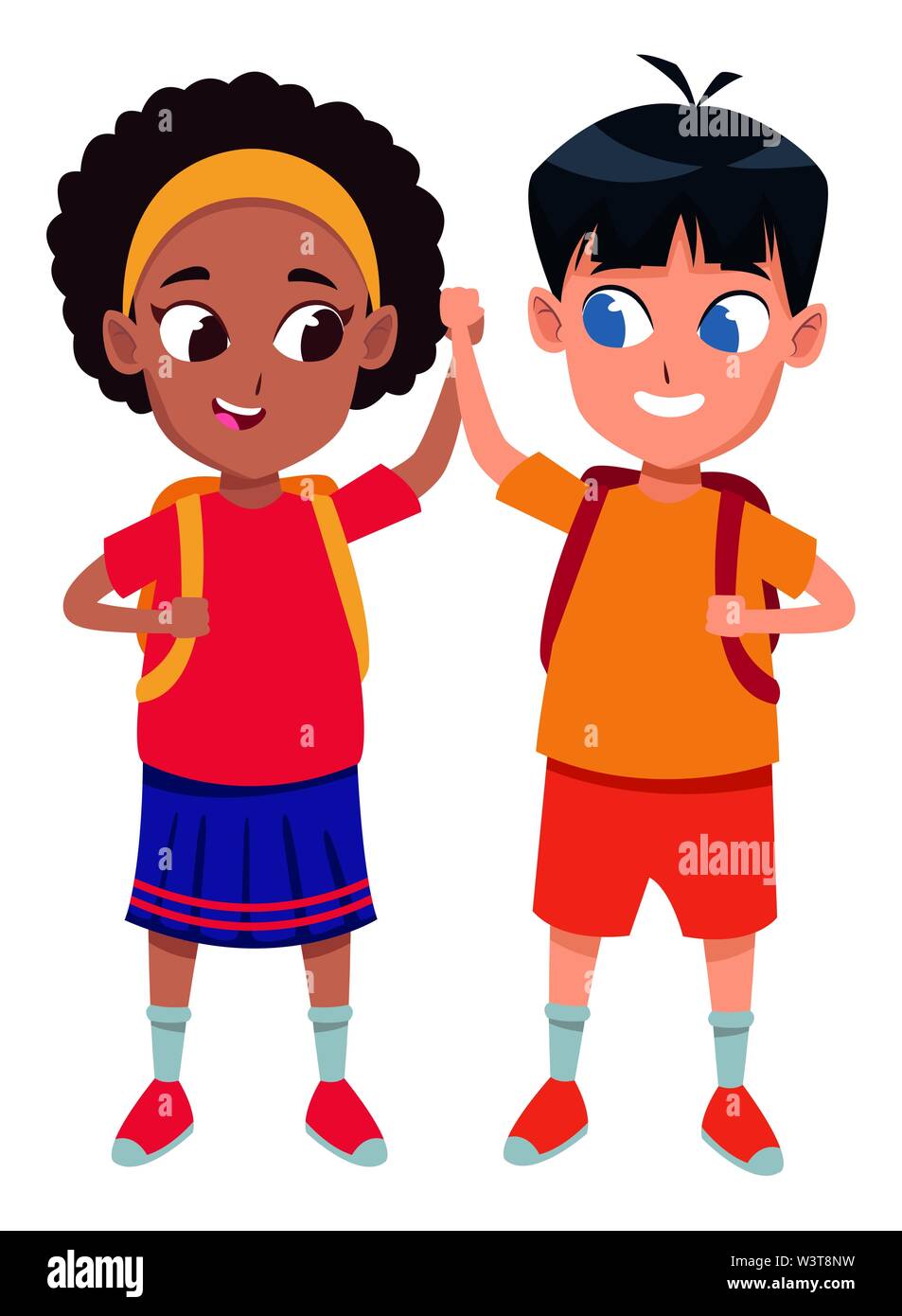 adorable cute children childhood cartoon Stock Vector Image & Art - Alamy