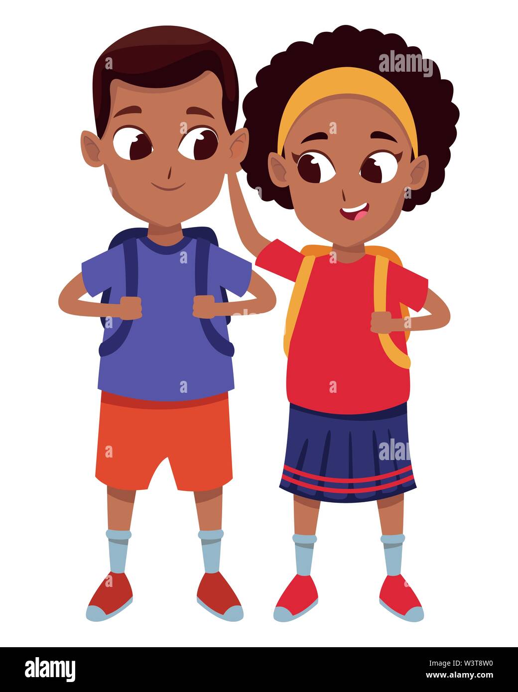 adorable cute children childhood cartoon Stock Vector Image & Art - Alamy