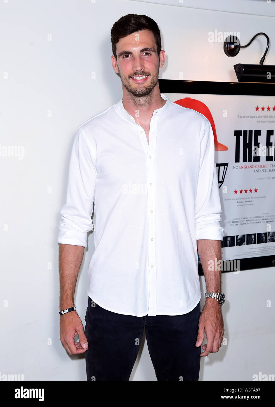 Steven Finn attending the world premiere of The Edge at Picturehouse ...