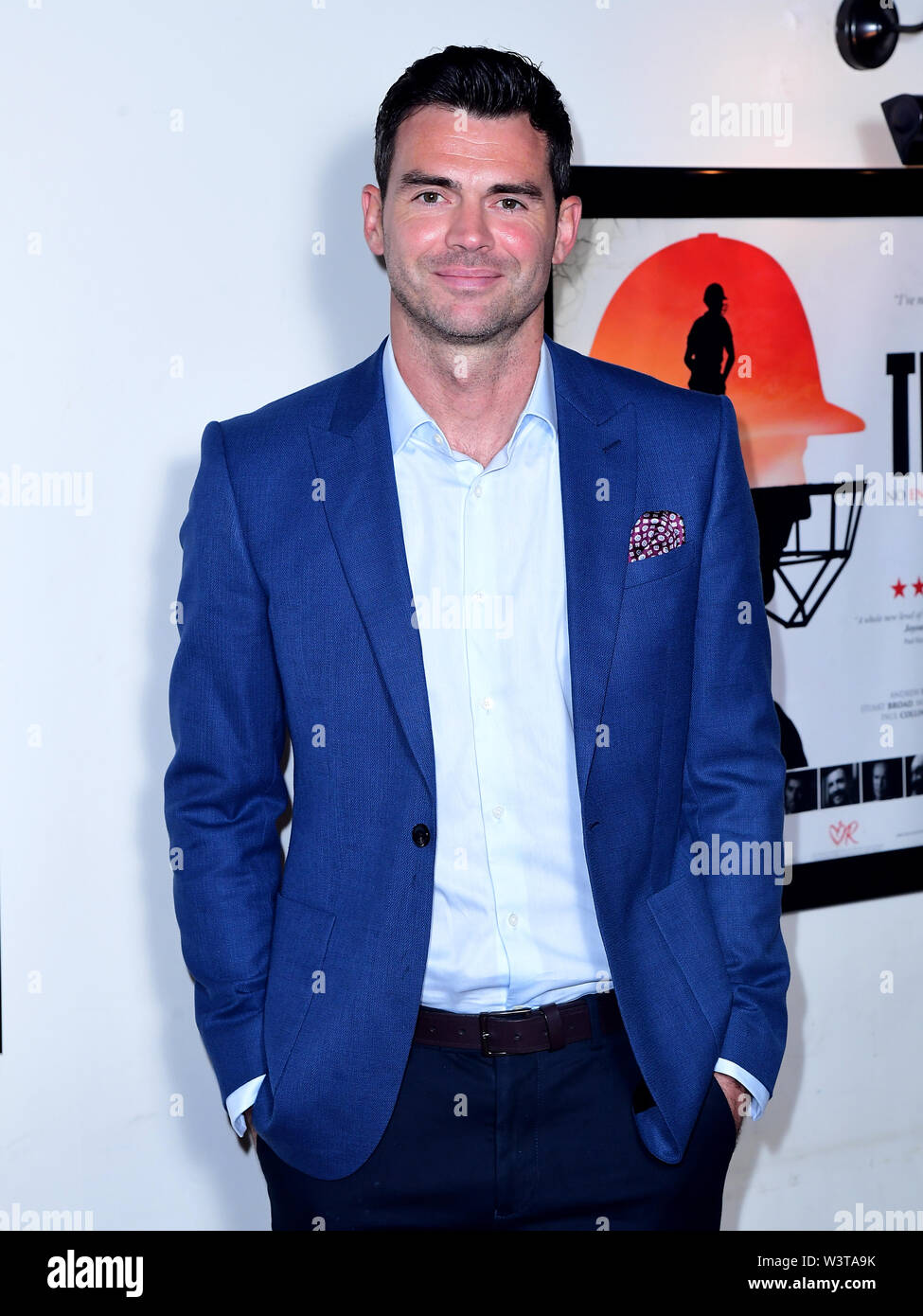 James Anderson attending the world premiere of The Edge at Picturehouse ...
