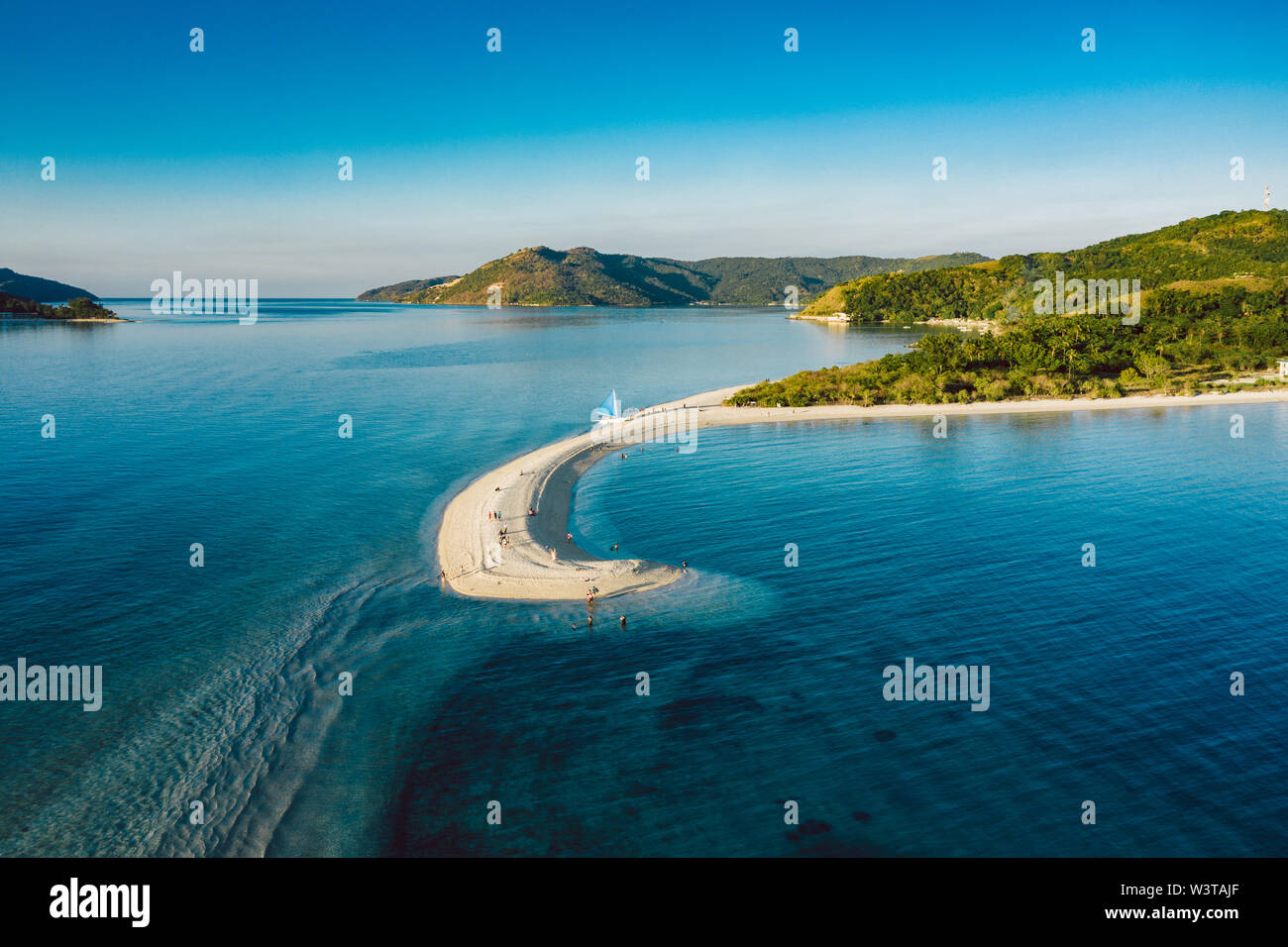 Amazing Bon Bon beach on Romblon island, Philippines Stock Photo - Alamy