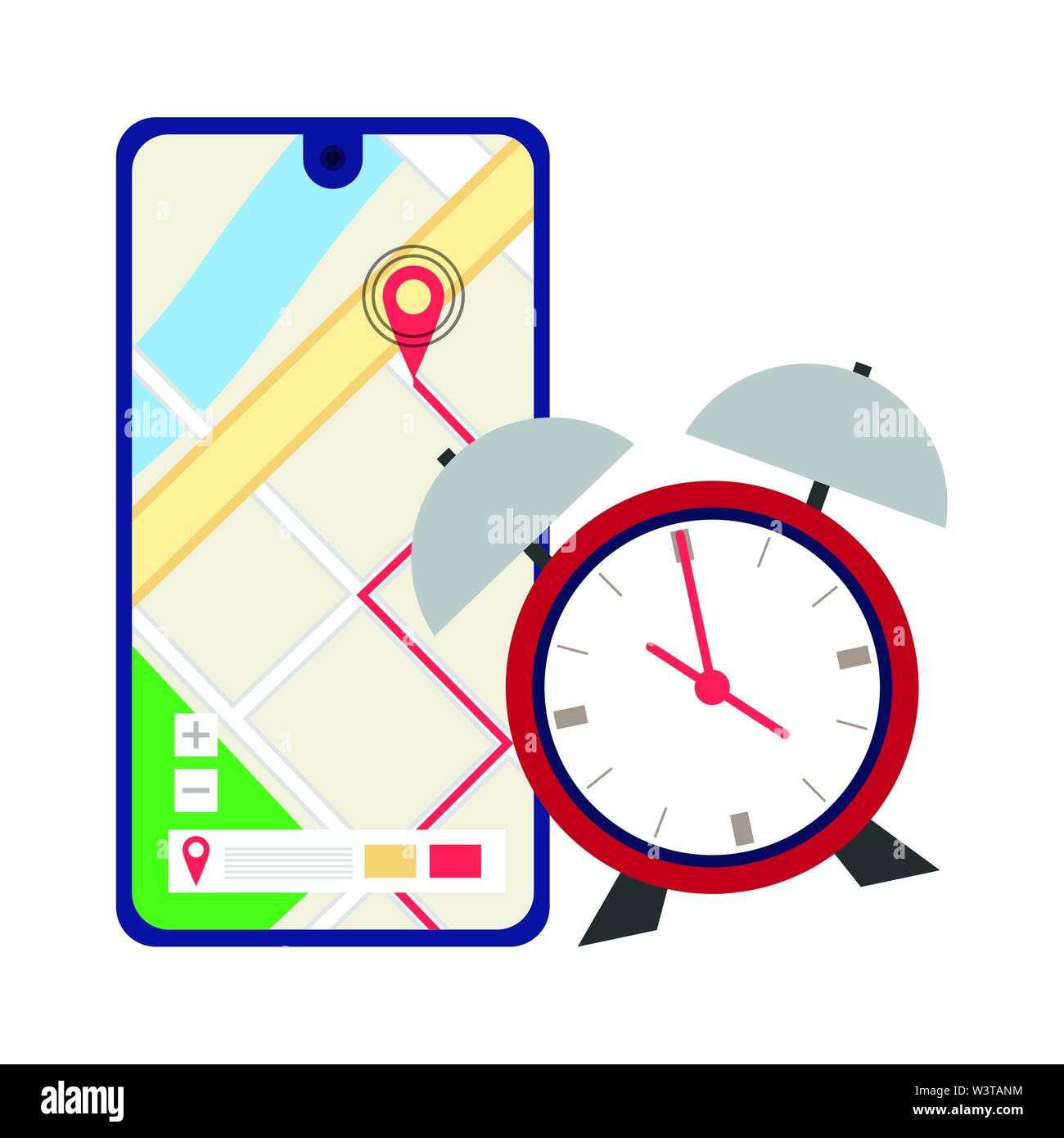 smartphone mobile technology device cartoon Stock Vector Image & Art ...