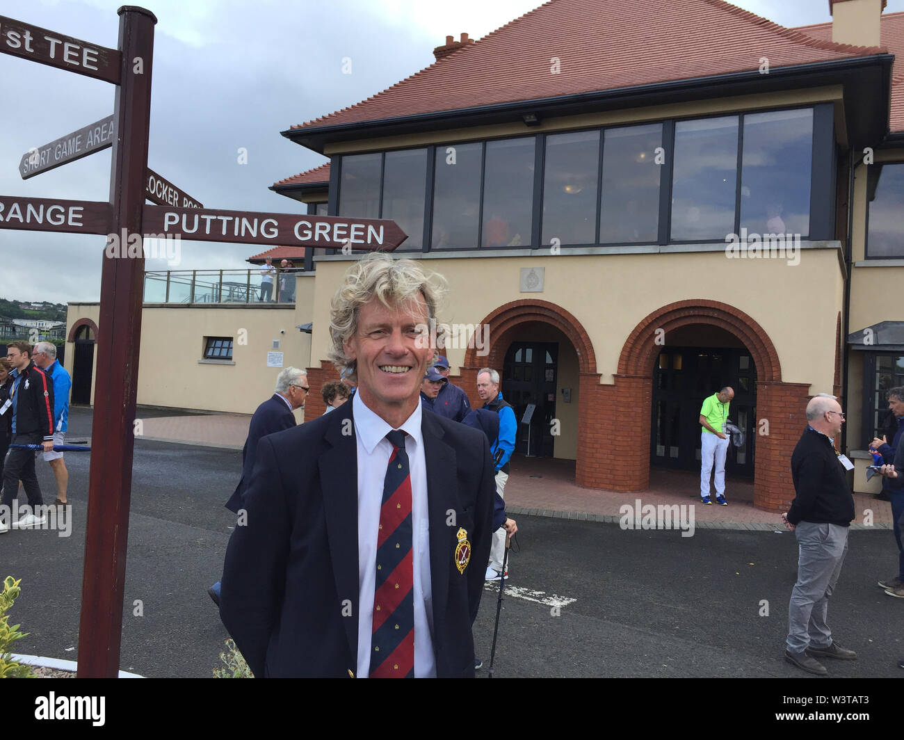 Royal Portrush captain Robert Barry during the Open Golf Championship ...
