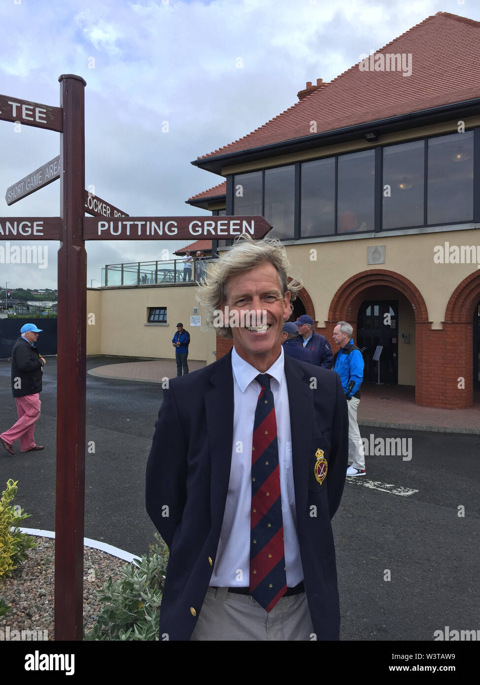 Royal Portrush captain Robert Barry during the Open Golf Championship ...