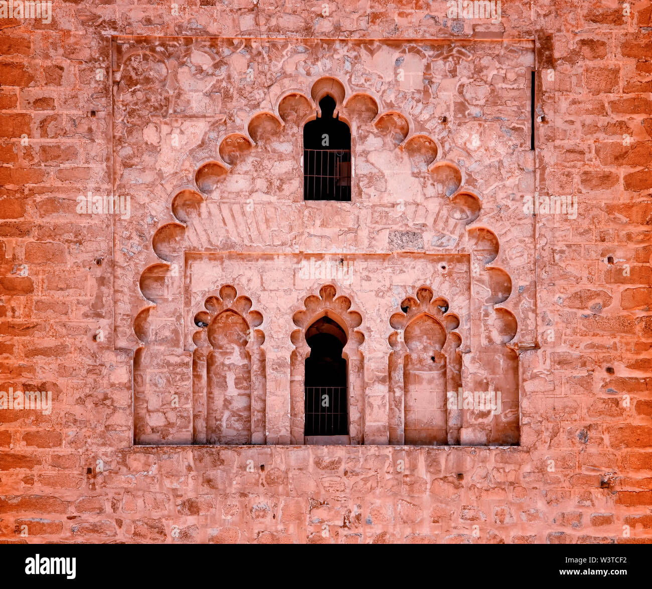 Detail of Islamic Mosque. It is an old architectural building in the ...
