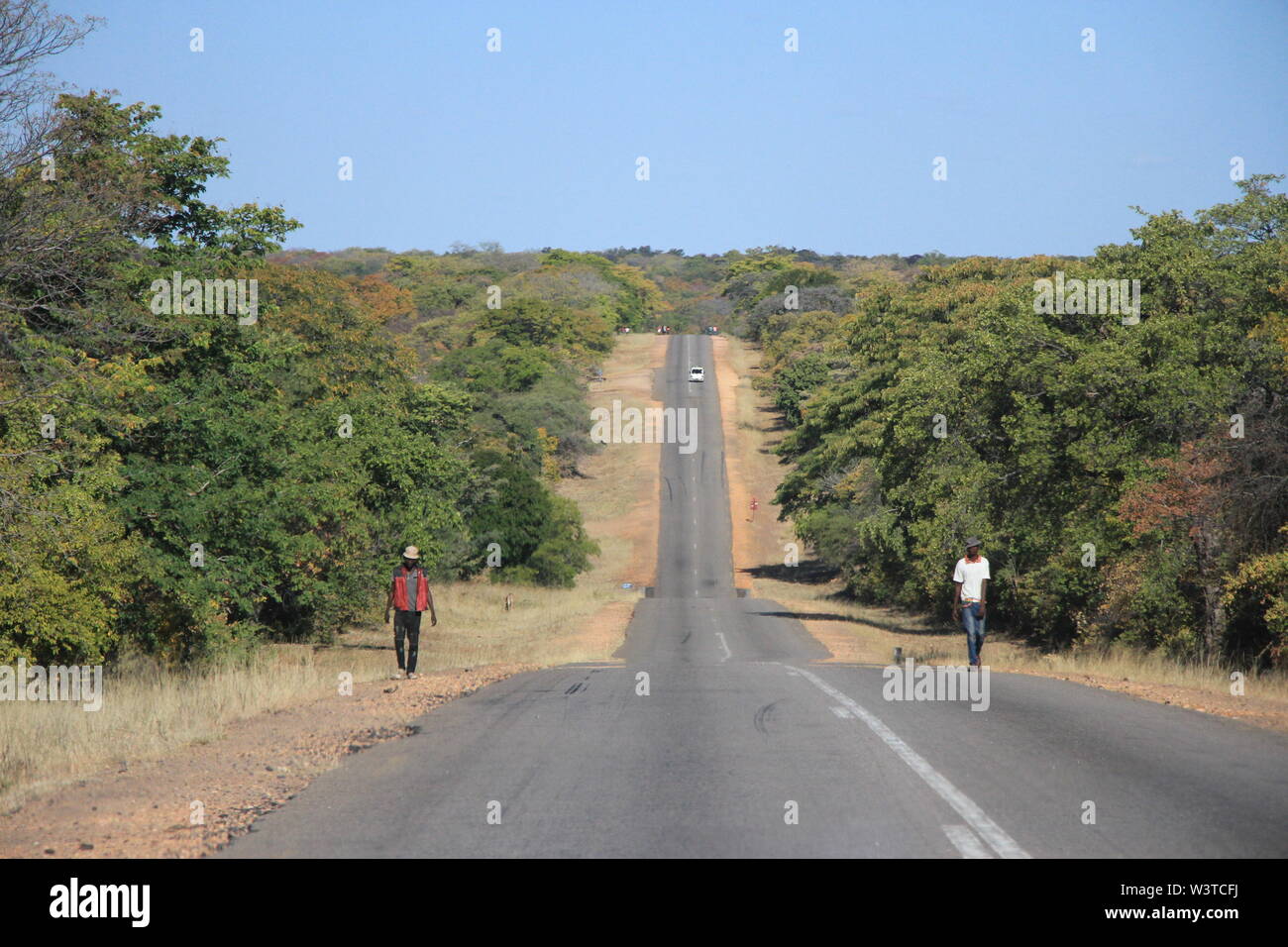 Zimbabwe road trip Stock Photo - Alamy