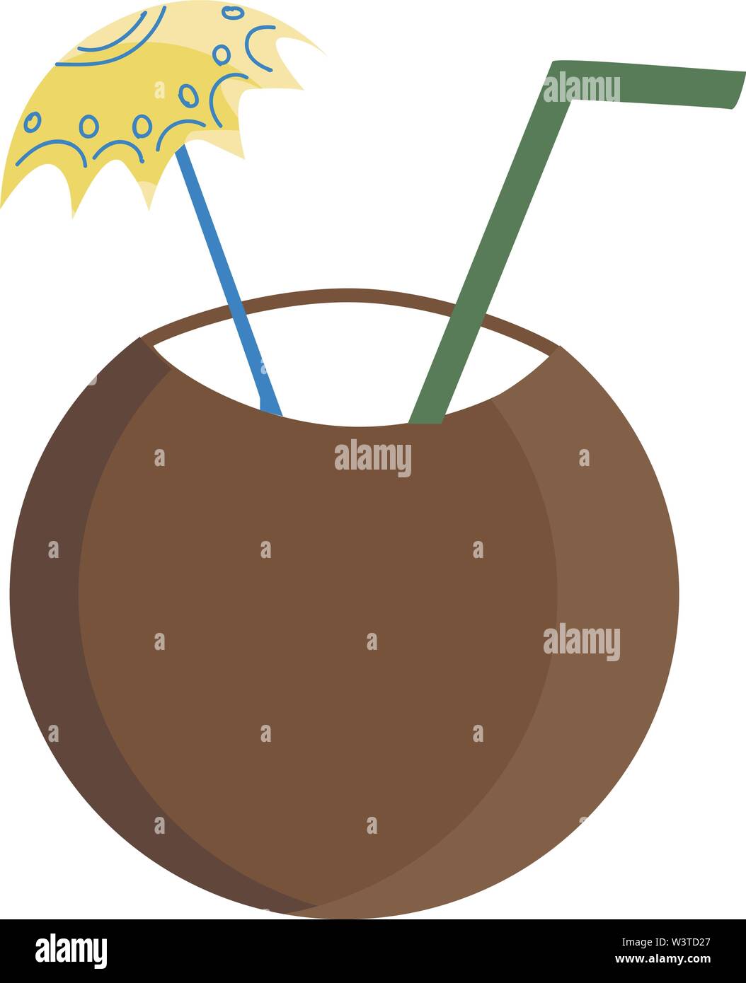 Refreshing alcohol drink in Stock Vector Images - Alamy