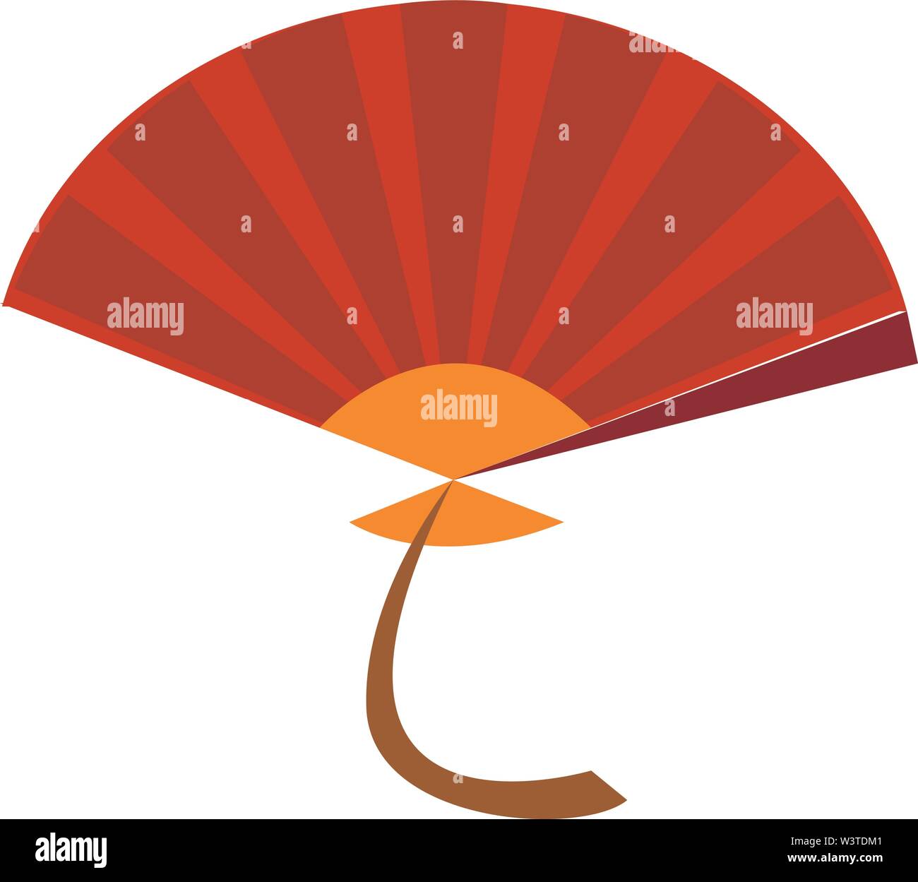 A blue colored electric fan, vector, color drawing or illustration ...