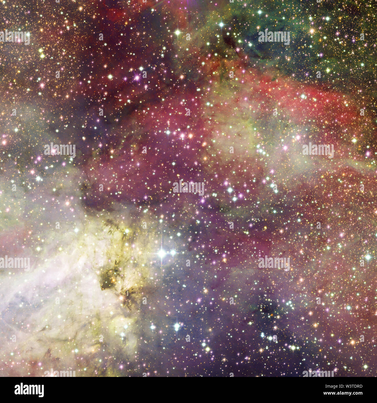 Nebula in outer space. Gas and dust clouds. Elements of this image ...