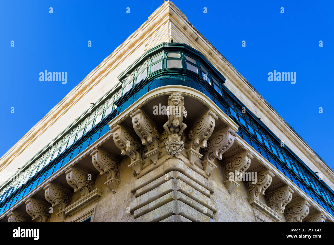 View of decorative ceiling in Valletta, Malta Stock Photo - Alamy