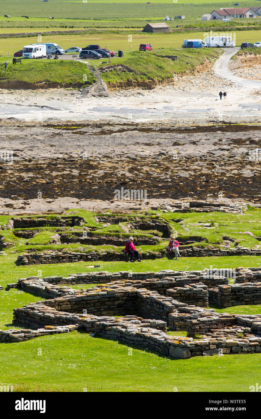 The Brough of Birsay an ancient Pictish and later Norse settlement on a ...
