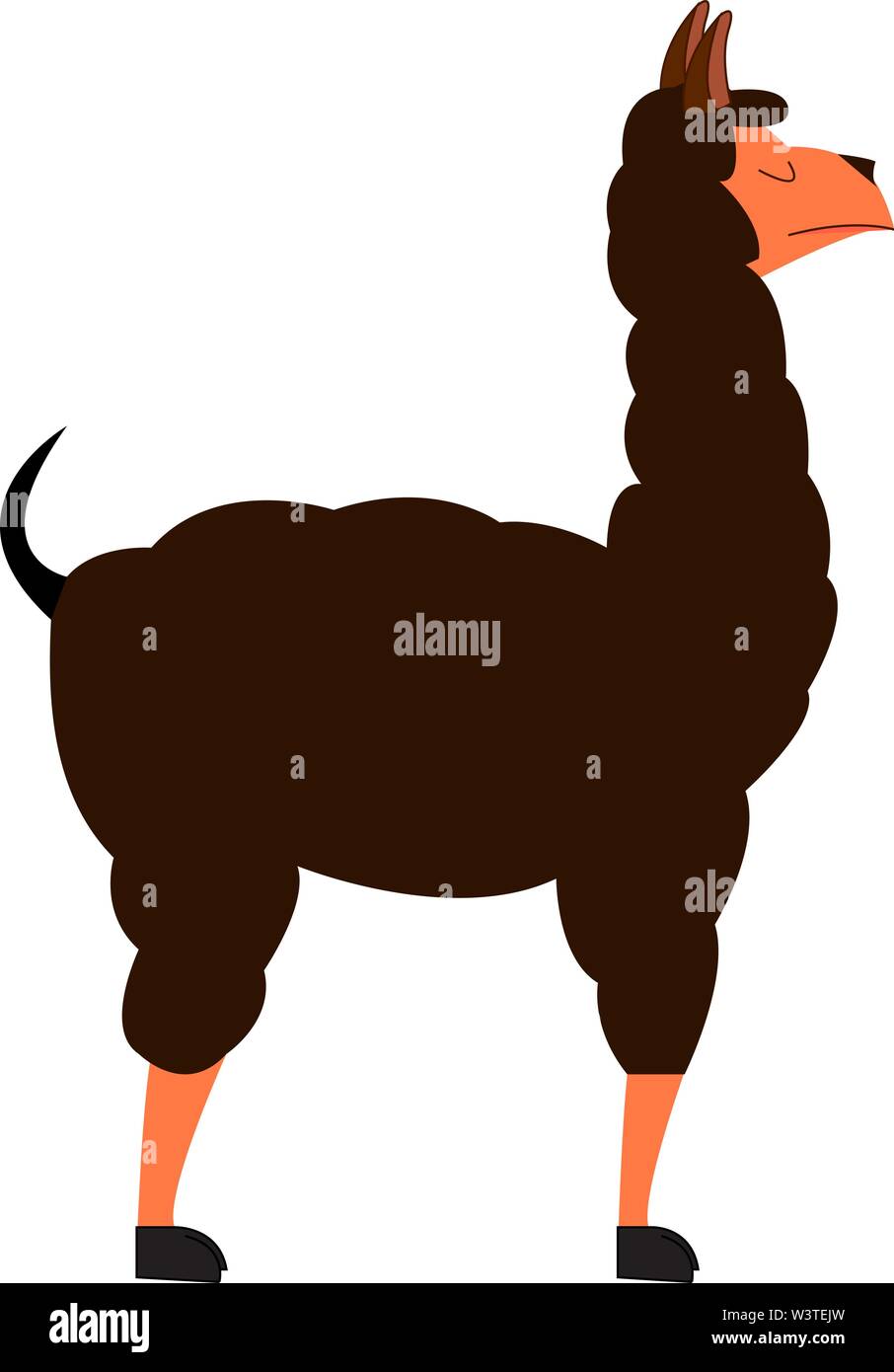 Lama vector vectors hi-res stock photography and images - Alamy