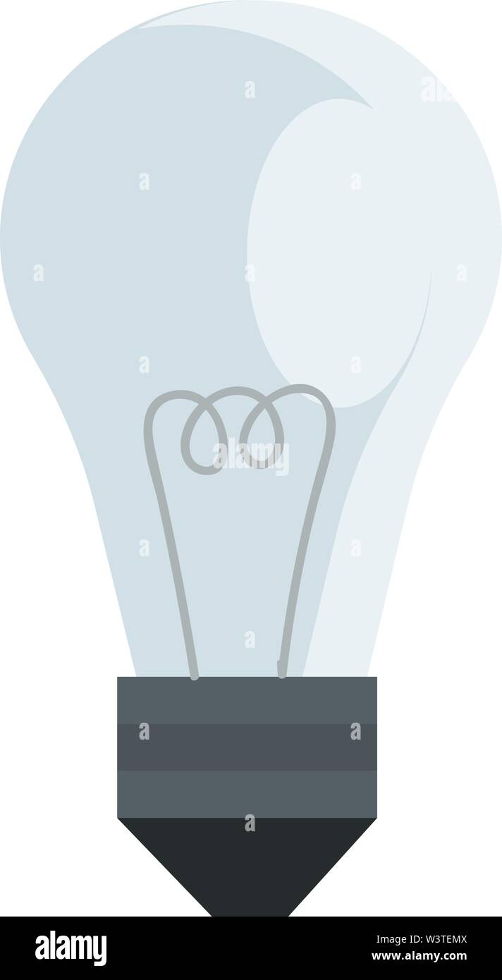 A blue light bulb, vector, color drawing or illustration Stock Vector ...