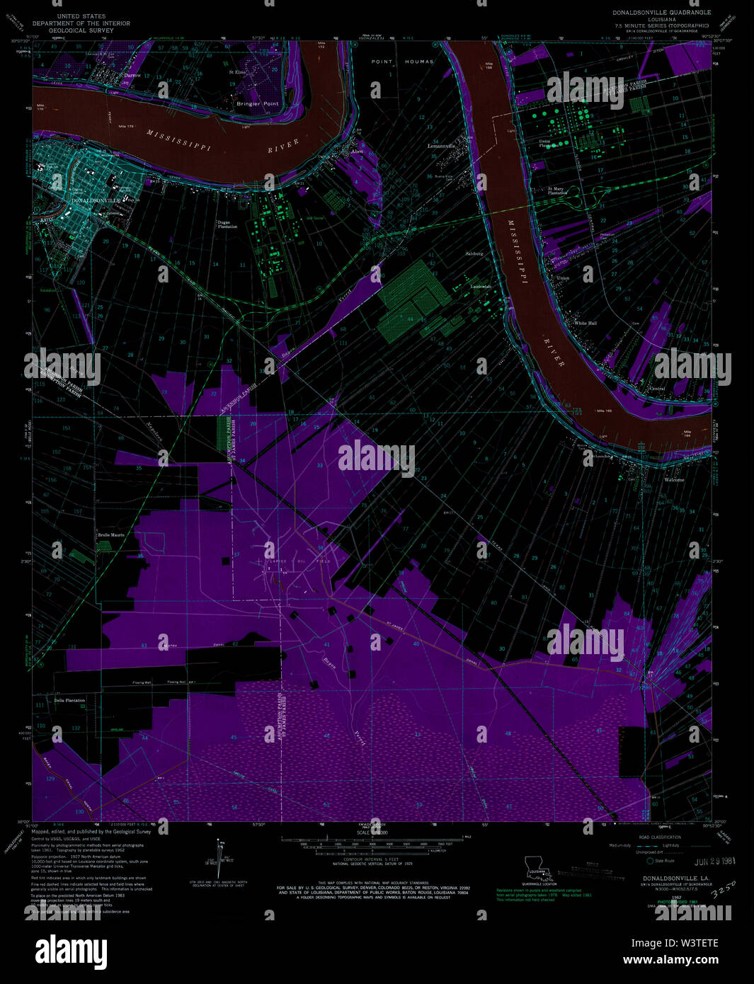 Donaldsonville louisiana united states hi-res stock photography and ...