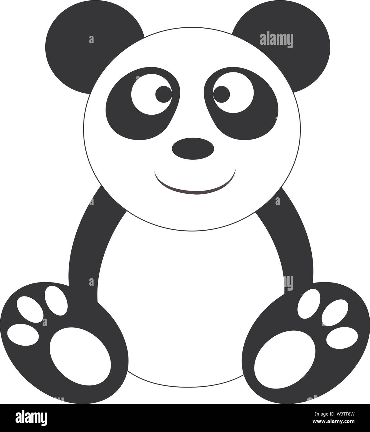 Panda eyes vector vectors hi-res stock photography and images - Alamy