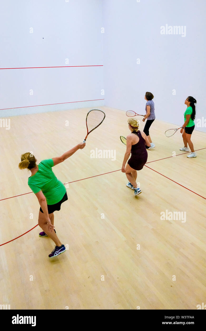 Squash game hi-res stock photography and images - Alamy