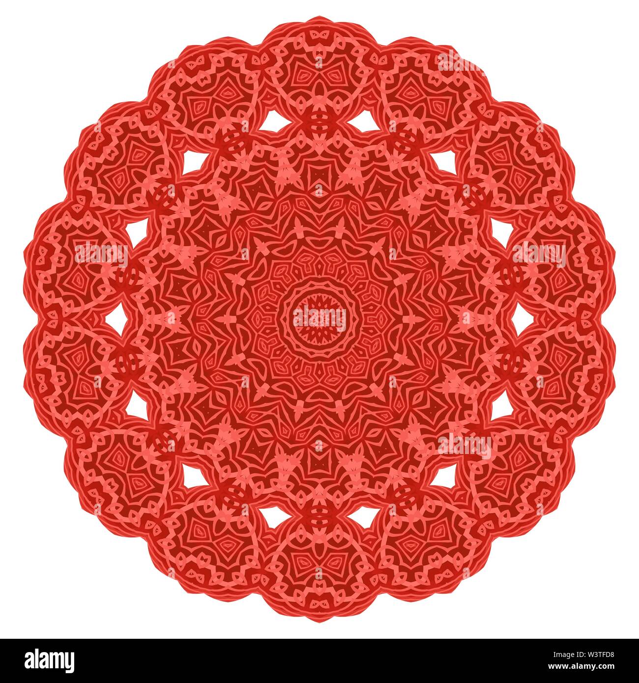 Red persian pattern Stock Vector Images - Alamy
