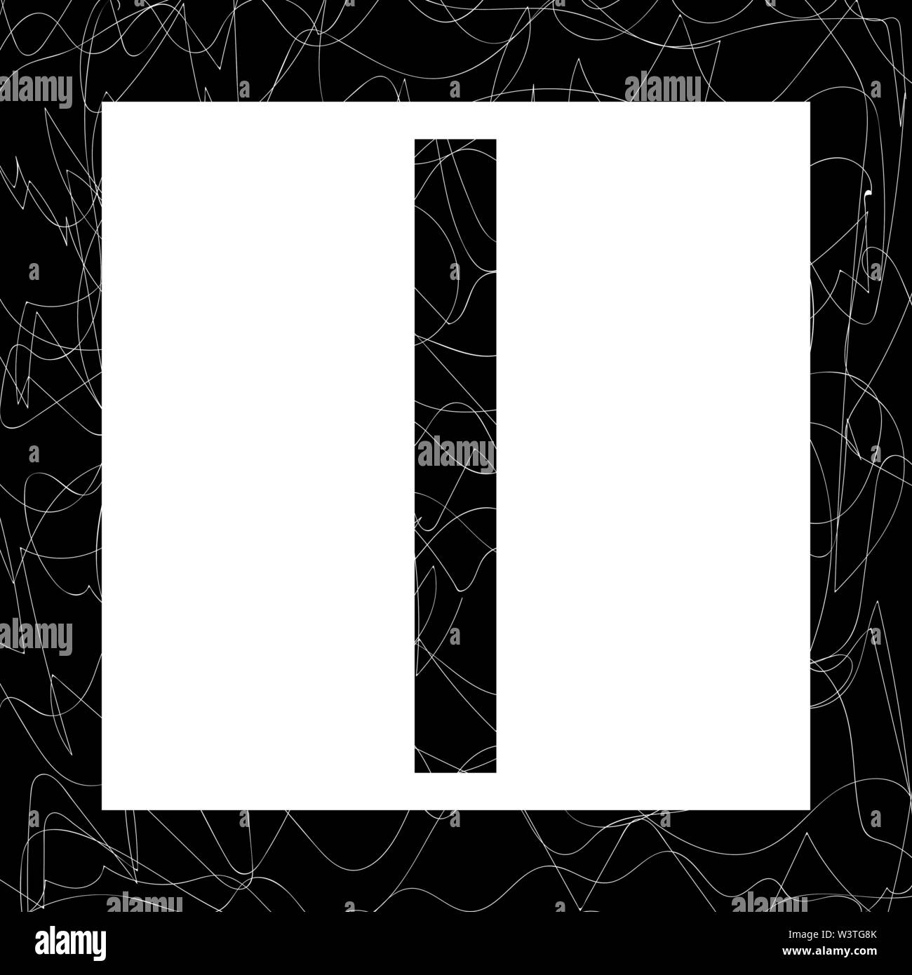 Name Isaz. Ancient occult symbol of the Vikings, a pattern of letters ...