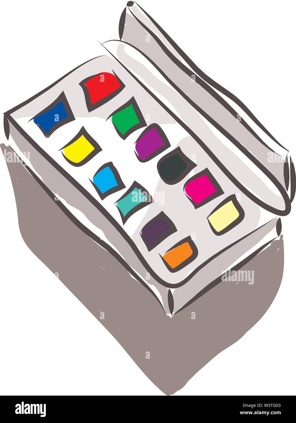 Drawing watercolor Stock Vector Images - Alamy