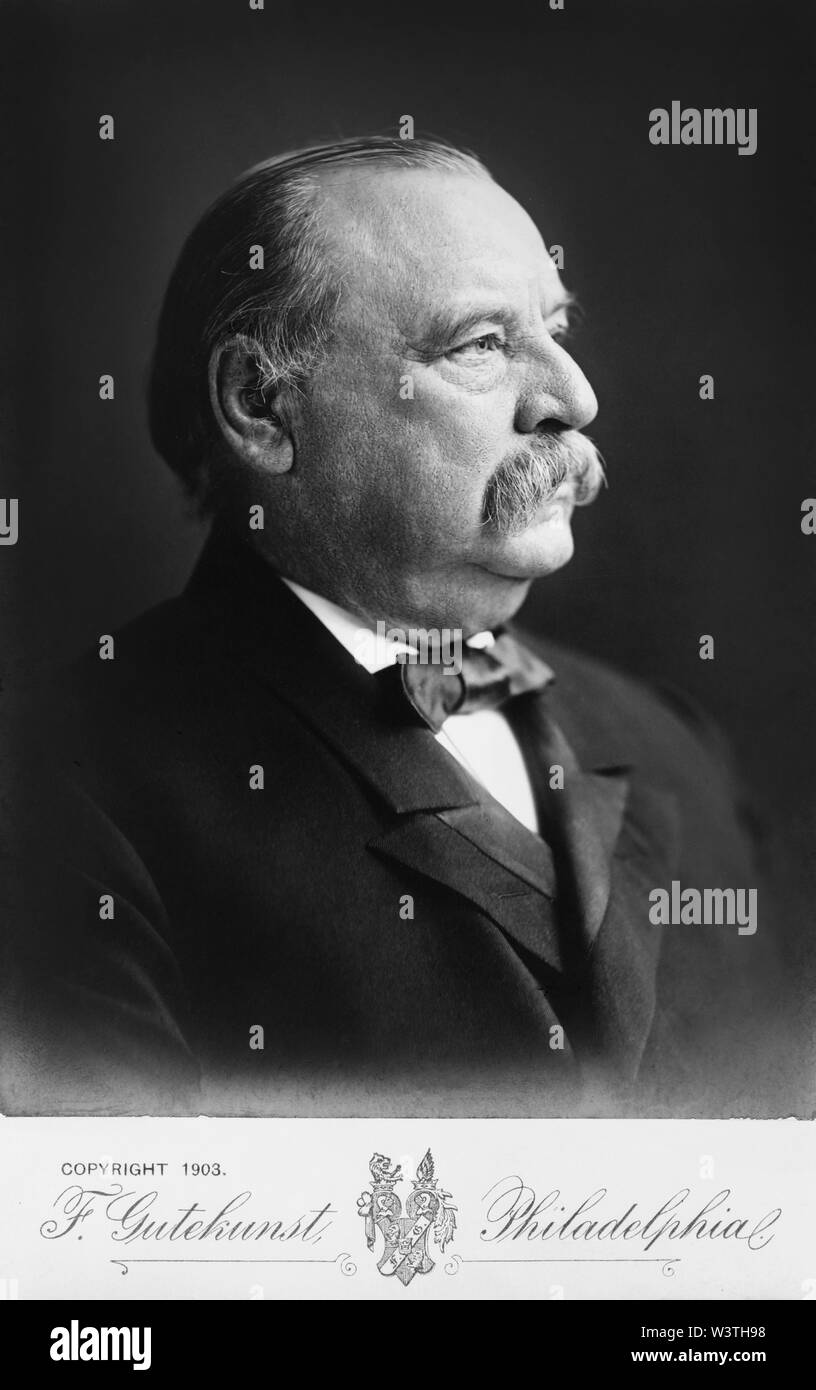 Grover cleveland portrait hi-res stock photography and images - Alamy
