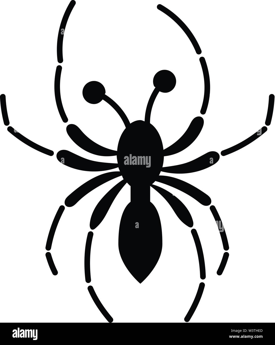 Halloween spider icon, simple style Stock Vector Image & Art - Alamy