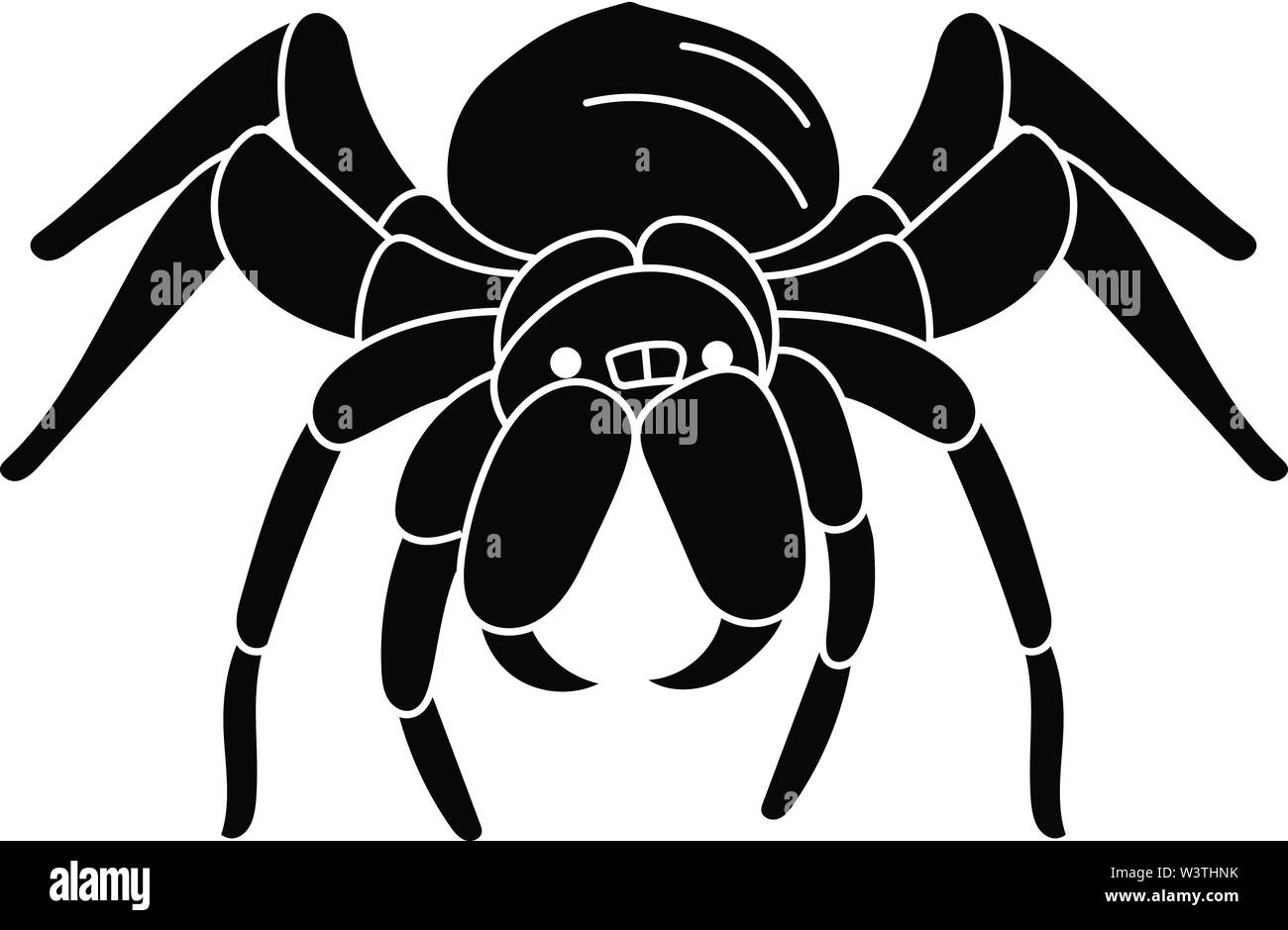 Dark spider icon, simple style Stock Vector Image & Art - Alamy