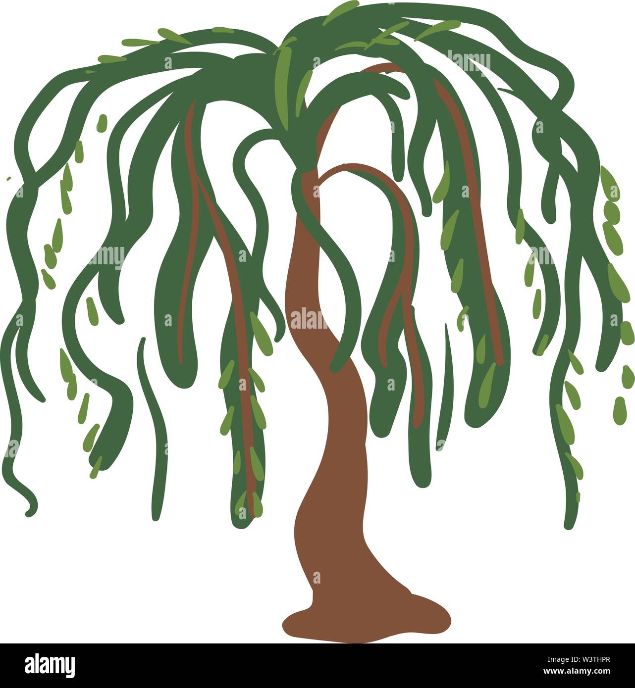 Clipart Weeping Willow Tree
