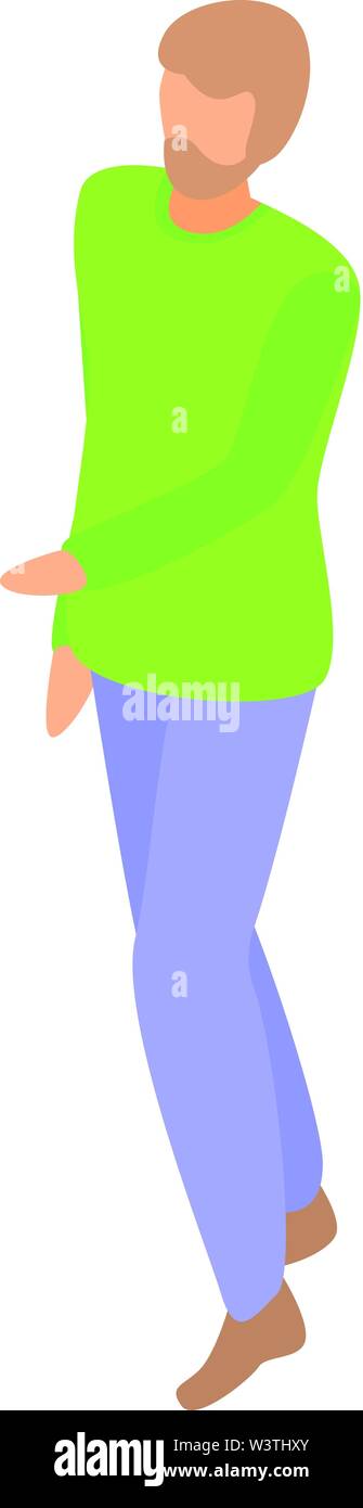 Student man icon, isometric style Stock Vector Image & Art - Alamy