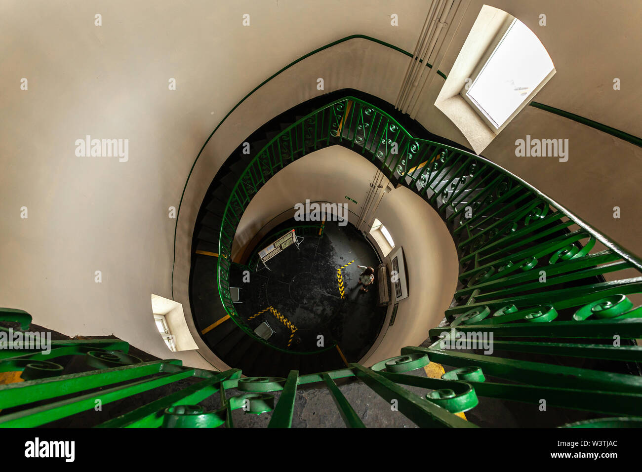 Winding staircase of lighthouse hi-res stock photography and images - Alamy