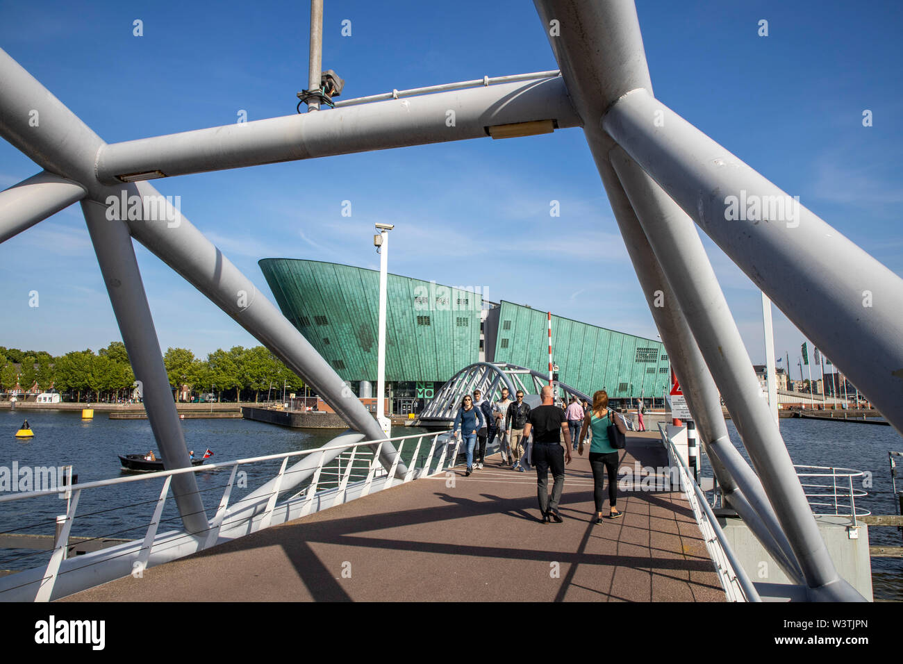 Bridge to the science centre nemo hi-res stock photography and images ...