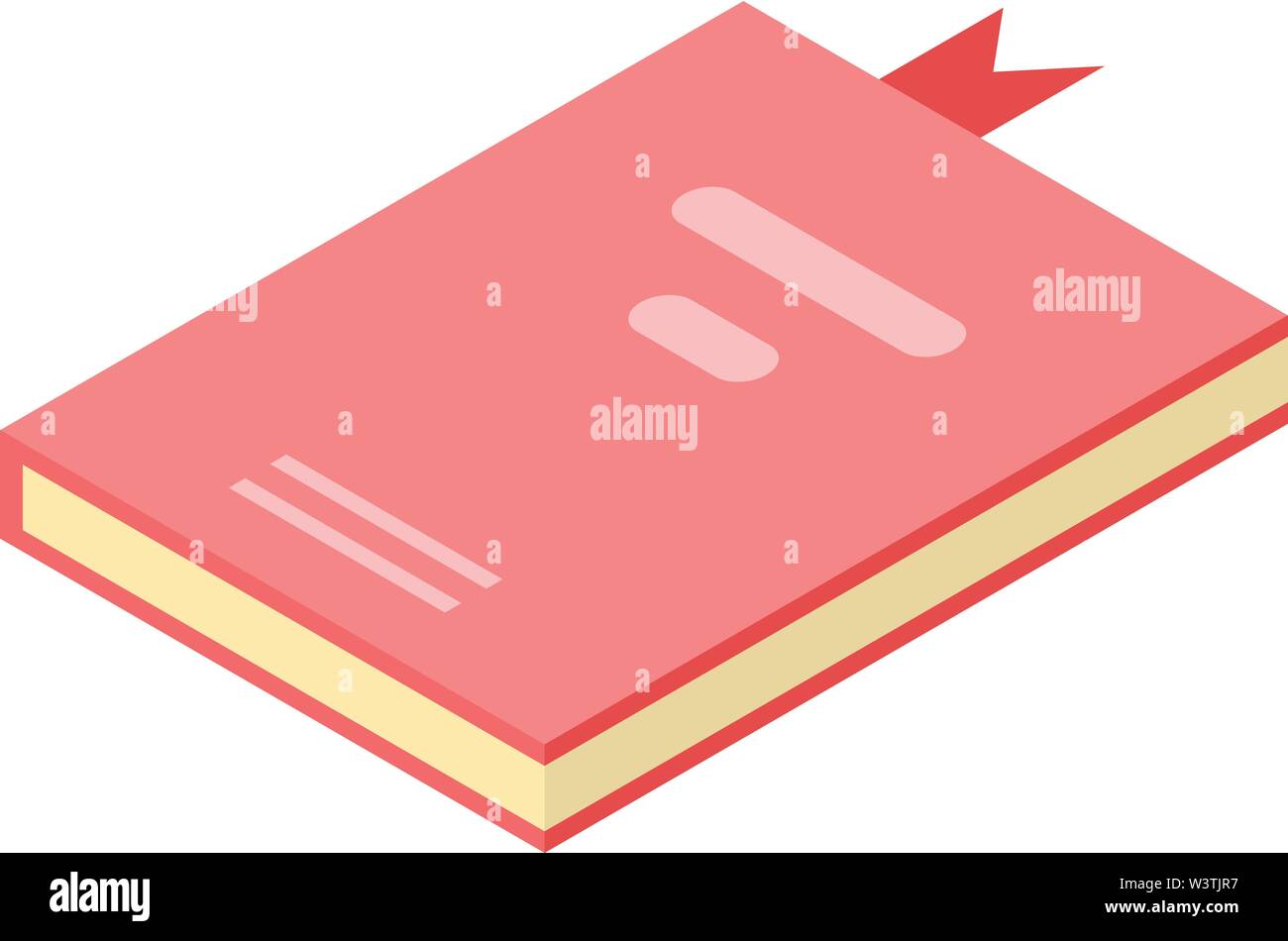 Red book icon, isometric style Stock Vector Image & Art - Alamy