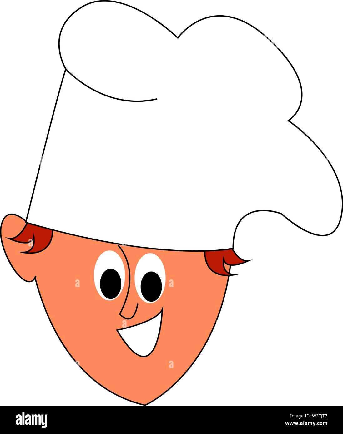 Cartoon baker man smiling Stock Vector Images - Alamy