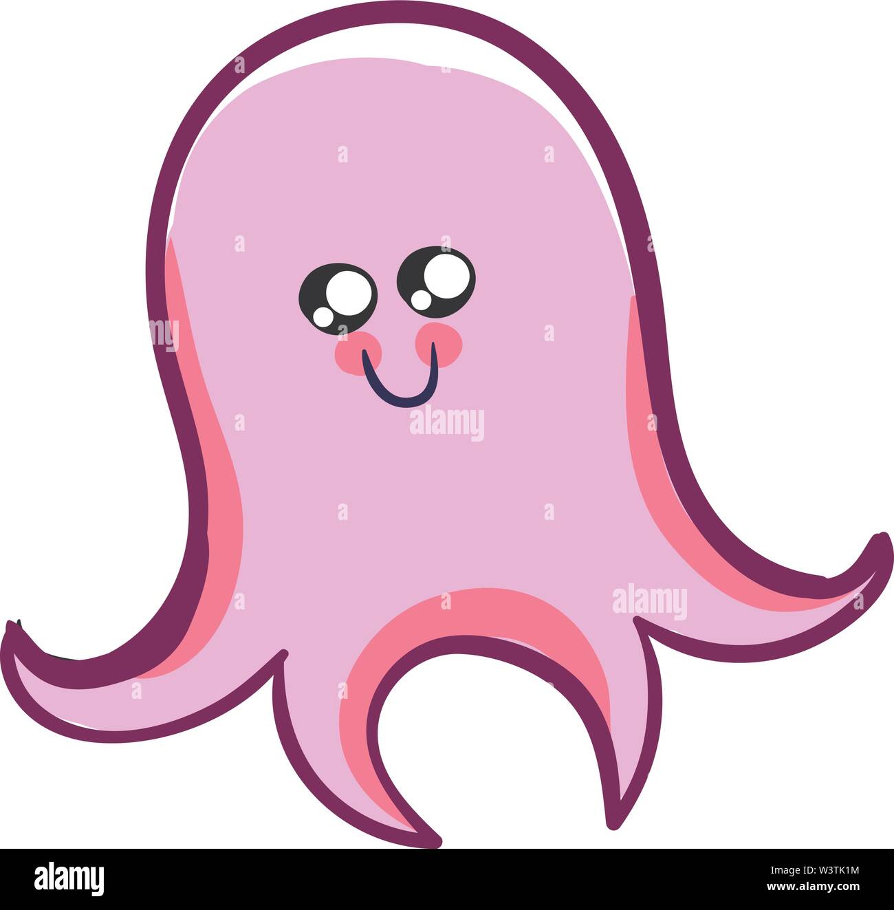 Cute Baby Octopus Cartoon